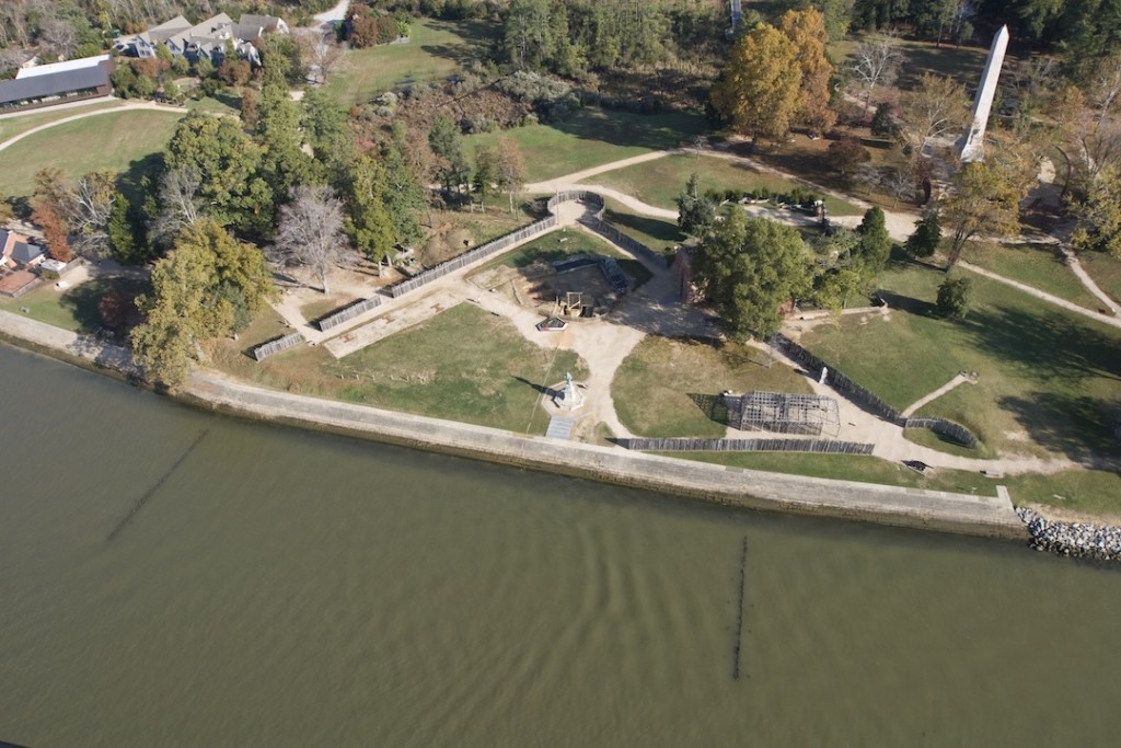 Aerial-shot-of-the-fort | Historic Jamestowne