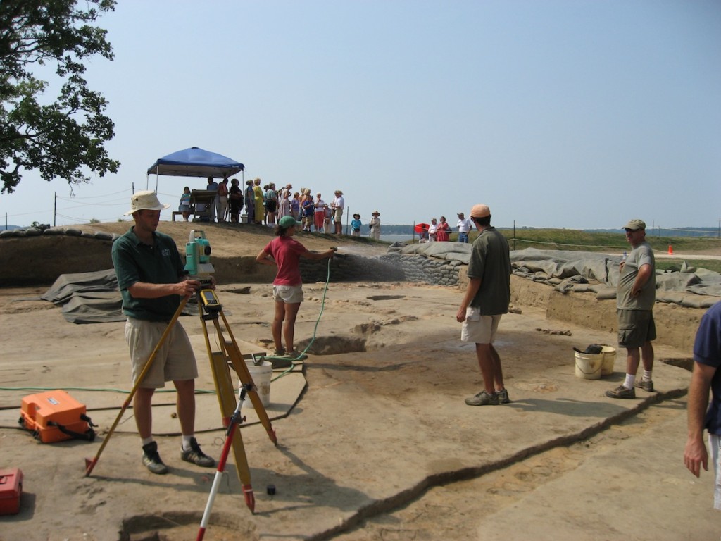 Jamestown Rediscovery archaeologists at the dig site | Historic Jamestowne