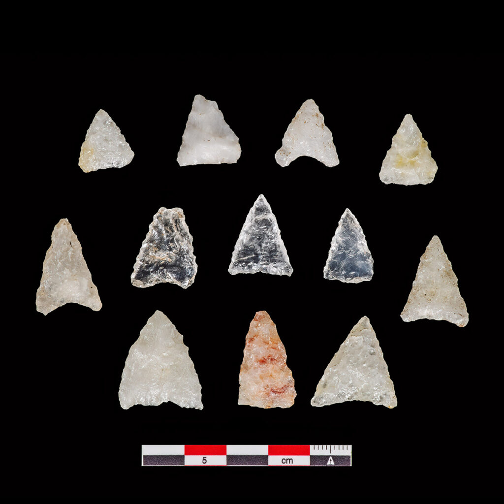 Small Triangular Projectile Points | Historic Jamestowne