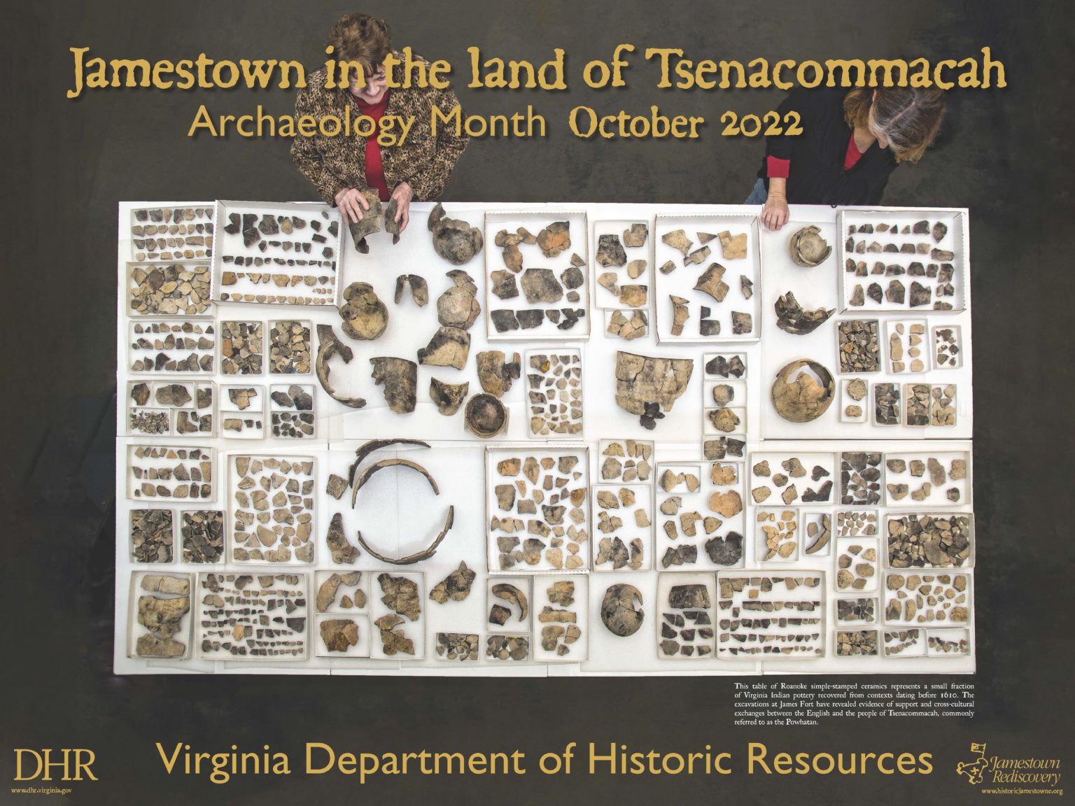Jamestown in Tsenacommacah Poster | Historic Jamestowne