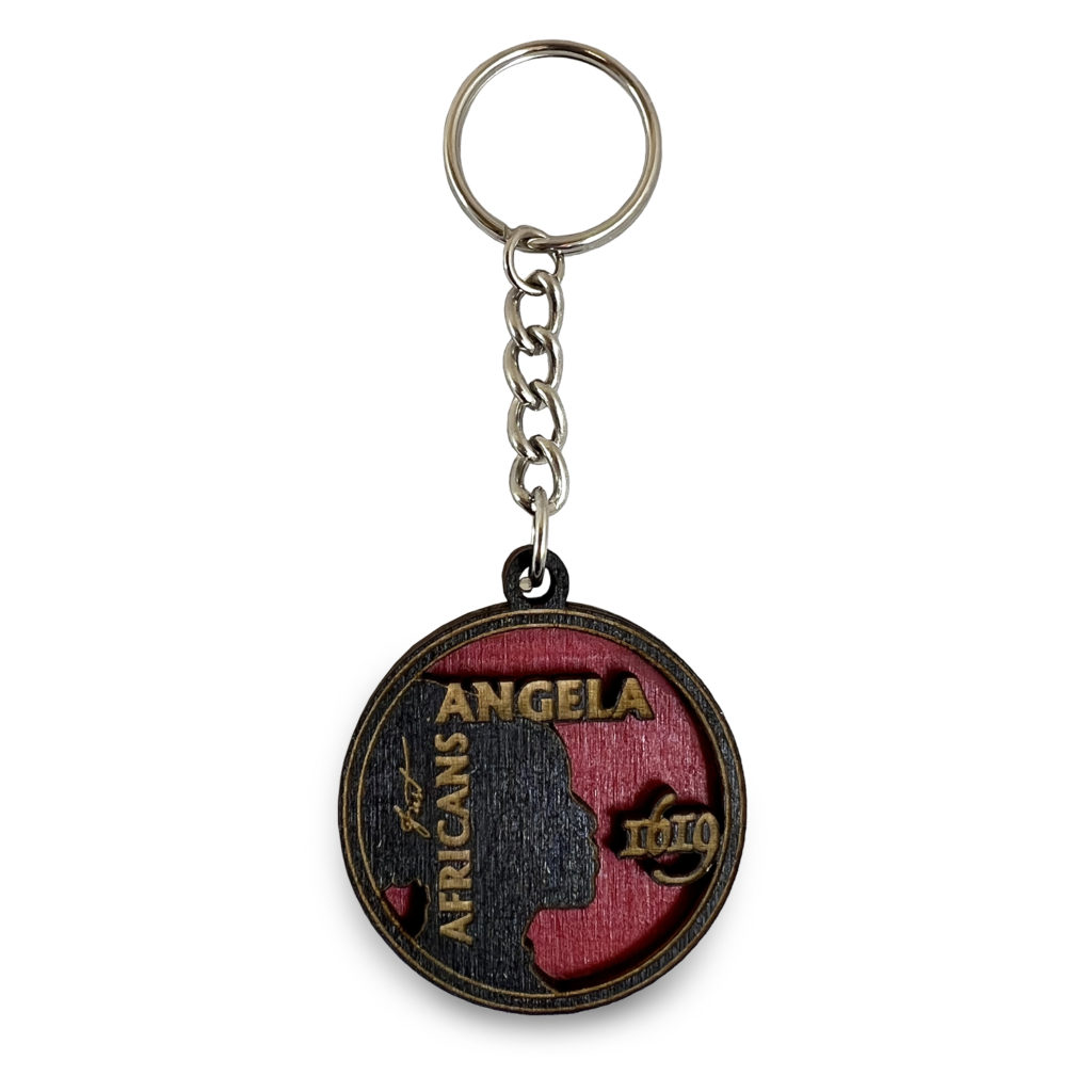First Africans Angela Wood Keychain | Historic Jamestowne