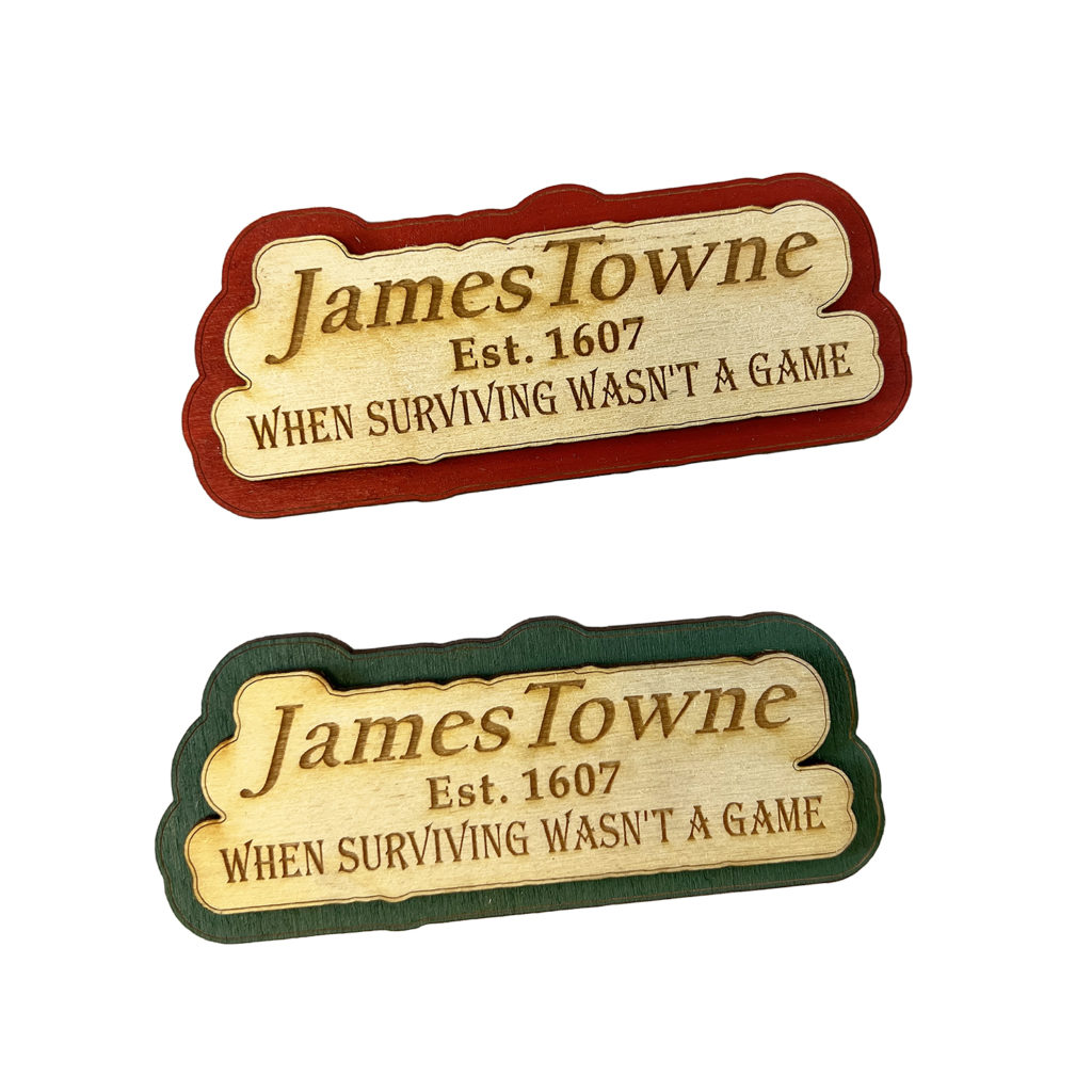 Surviving Jamestowne Wood Magnet | Historic Jamestowne