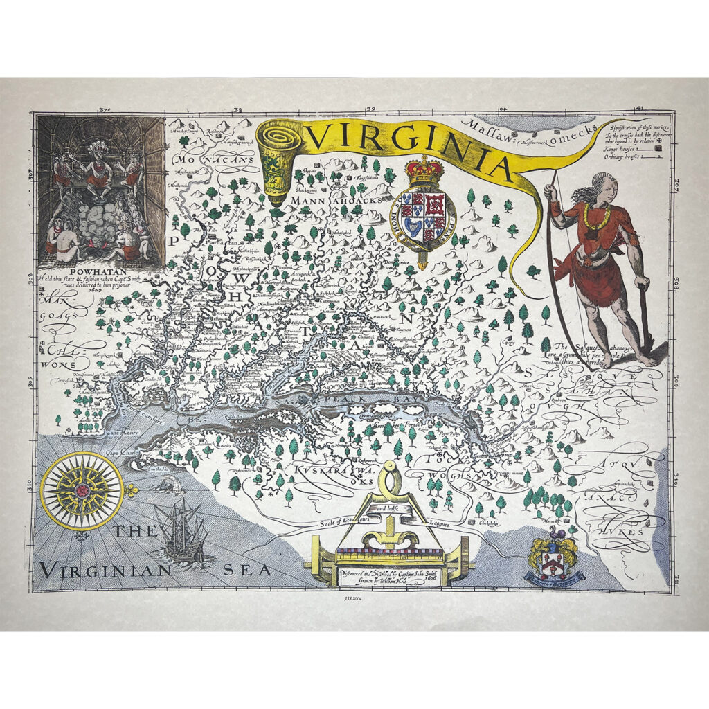 Captain John Smith’s Map of Virginia | Historic Jamestowne