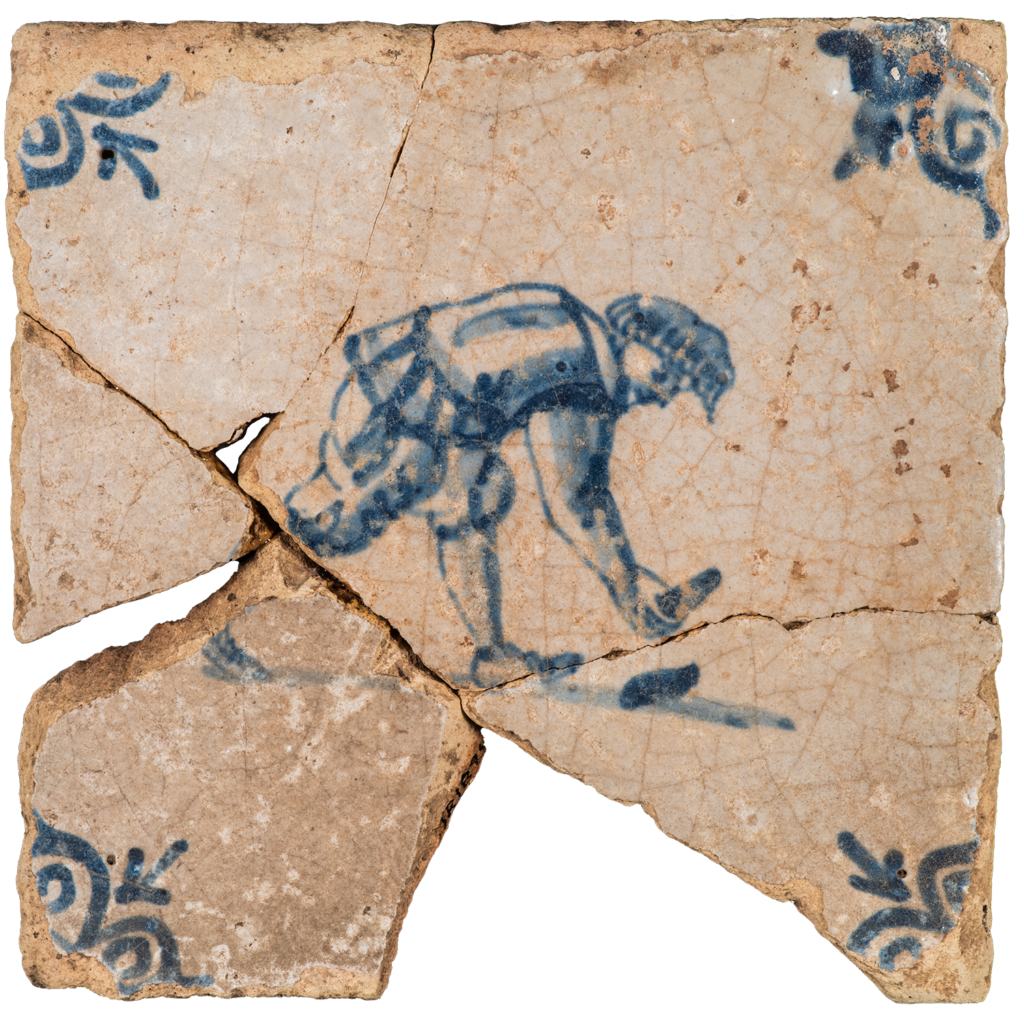 Jamestown Dutch Delft Tile Coaster | Historic Jamestowne