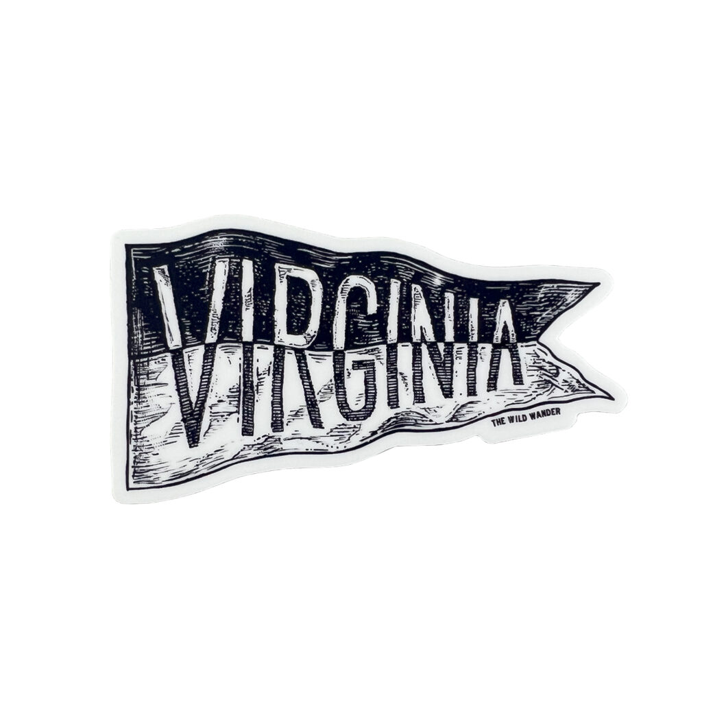 Virginia Banner Sticker | Historic Jamestowne