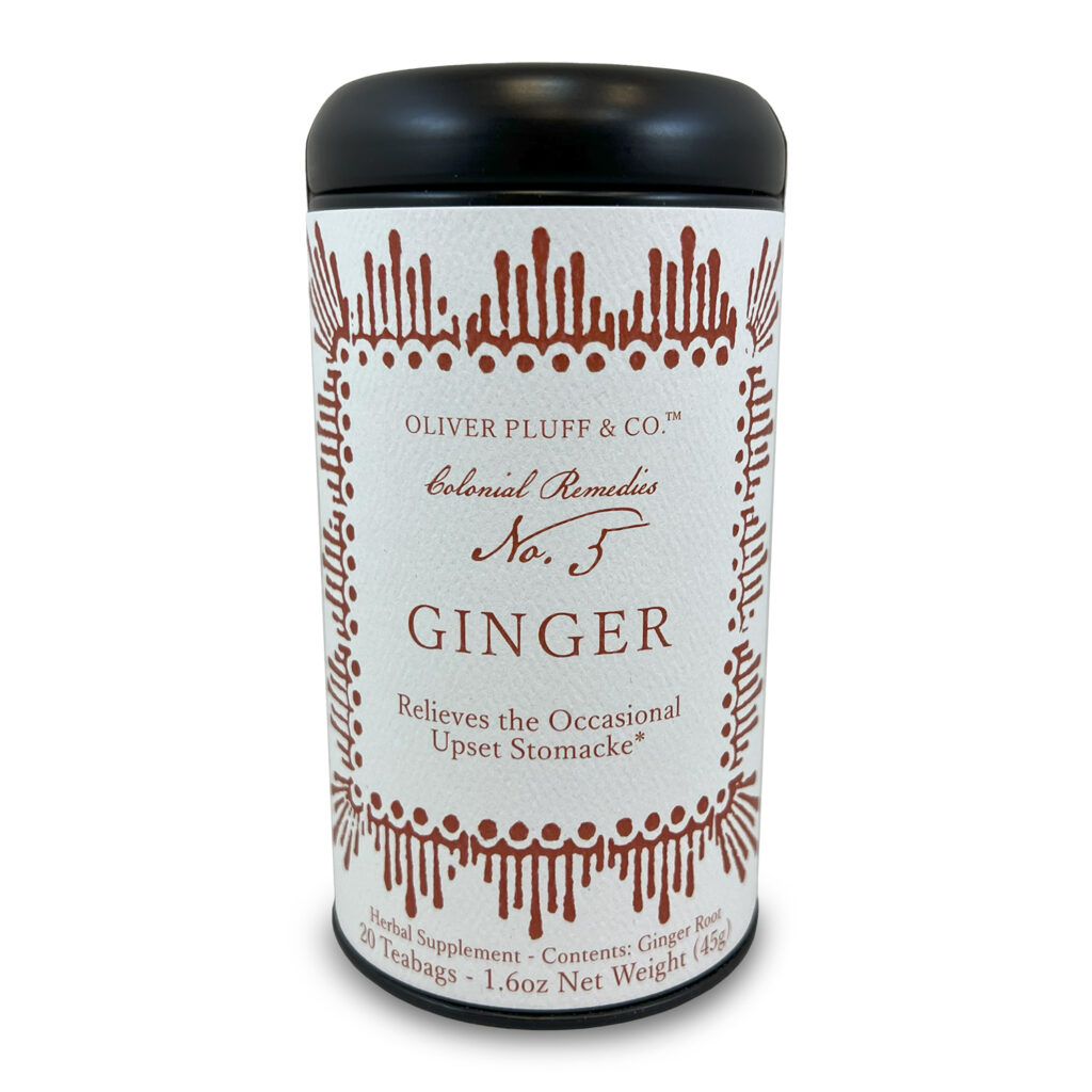 Colonial Remedies Tea Tin – Ginger | Historic Jamestowne